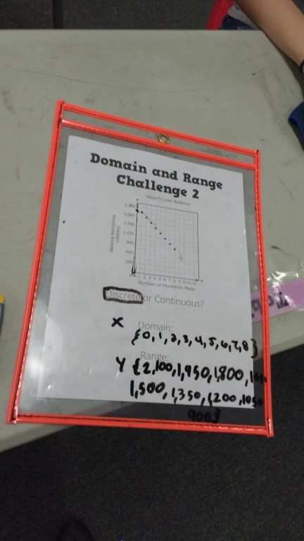 Domain and Range Challenge Activity | Math = Love