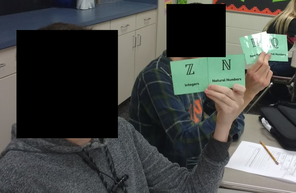 Real Number System Card Activity | Math = Love