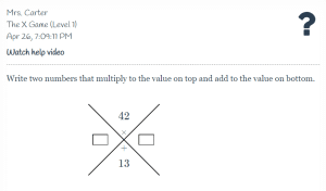 X Puzzles Factoring Review Game | Math = Love
