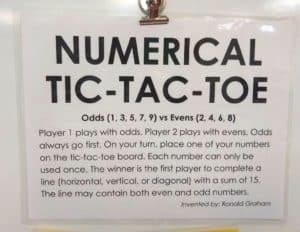 Numerical Tic Tac Toe | Math = Love