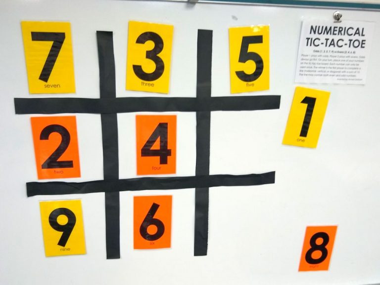 Numerical Tic Tac Toe | Math = Love