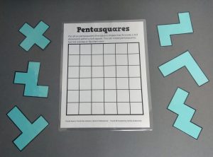Pentasquares Puzzle | Math = Love