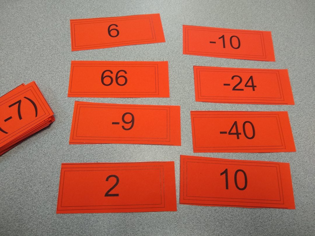 Integer Operations Flash Cards | Math = Love