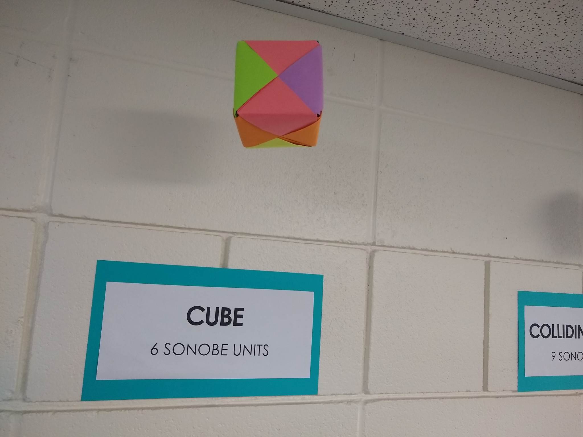 Modular Origami - Sonobe Classroom Display | Math = Love