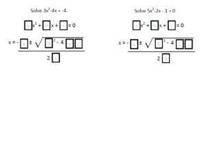 Quadratic Formula Foldable | Math = Love