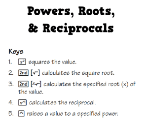 Calculator Tutorials for Interactive Notebooks | Math = Love