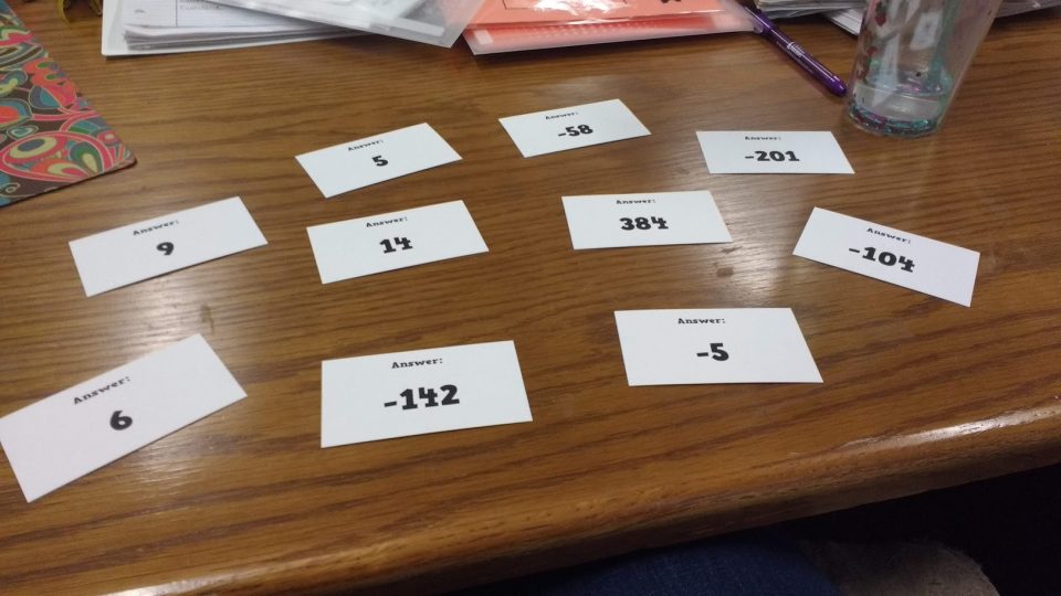 Order of Operations Question Stack Activity | Math = Love