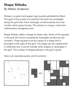 Shikaku Puzzles | Math = Love