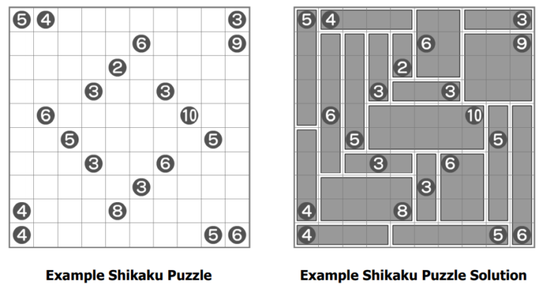 Shikaku Puzzles | Math = Love