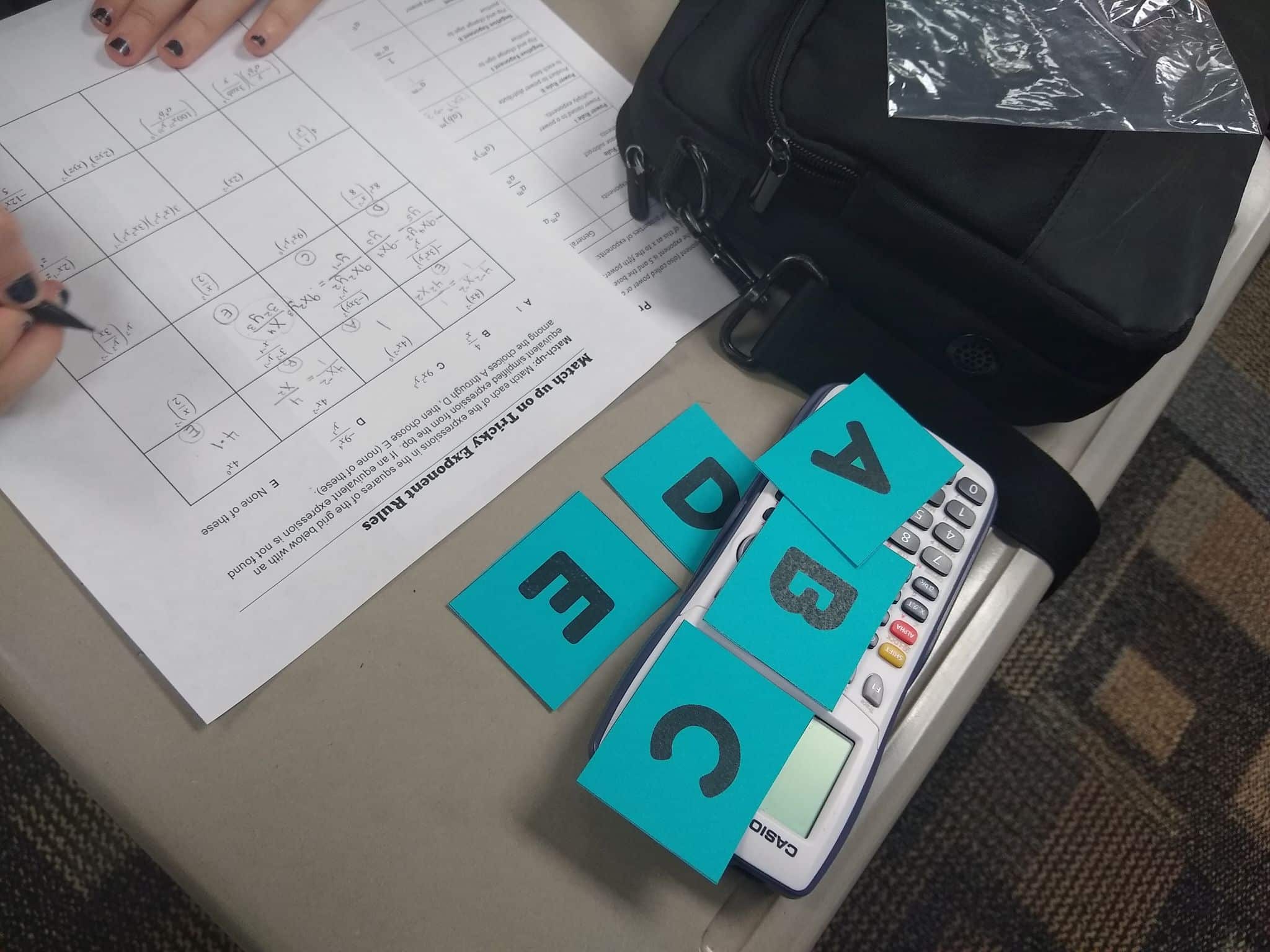 Exponent Rules Match-Up Activity | Math = Love