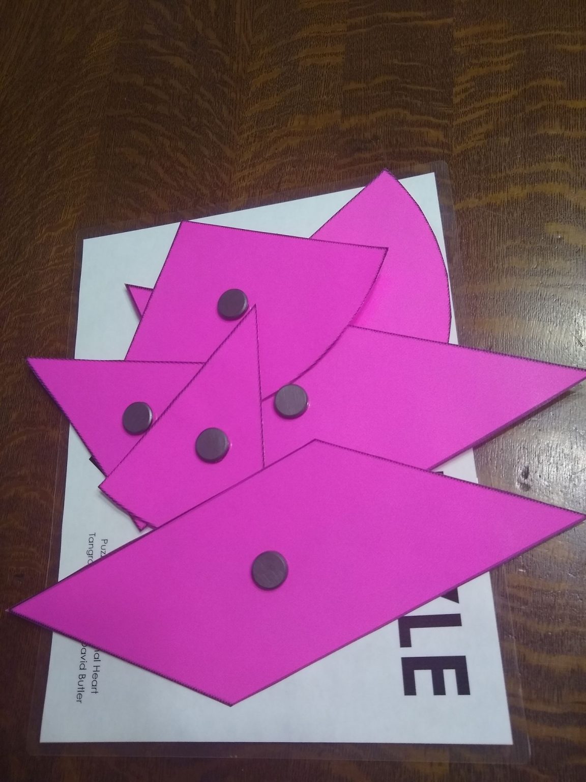 Printable Heart Tangram Puzzle | Math = Love