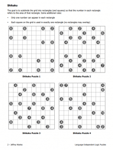 Shikaku Puzzles Collection | Math = Love