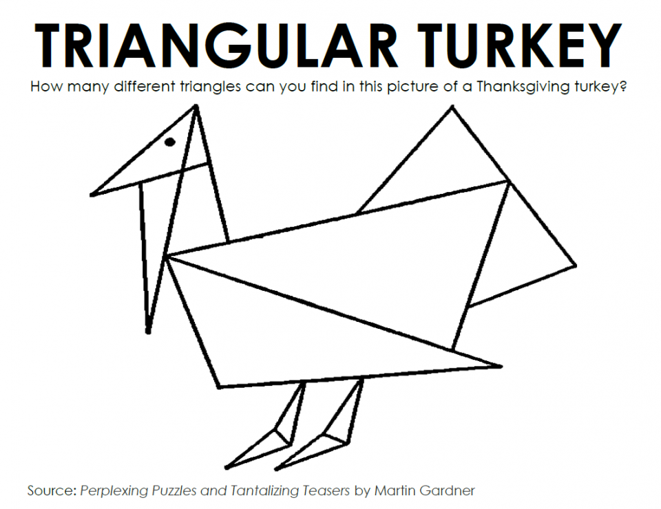 Triangular Turkey Puzzle | Math = Love