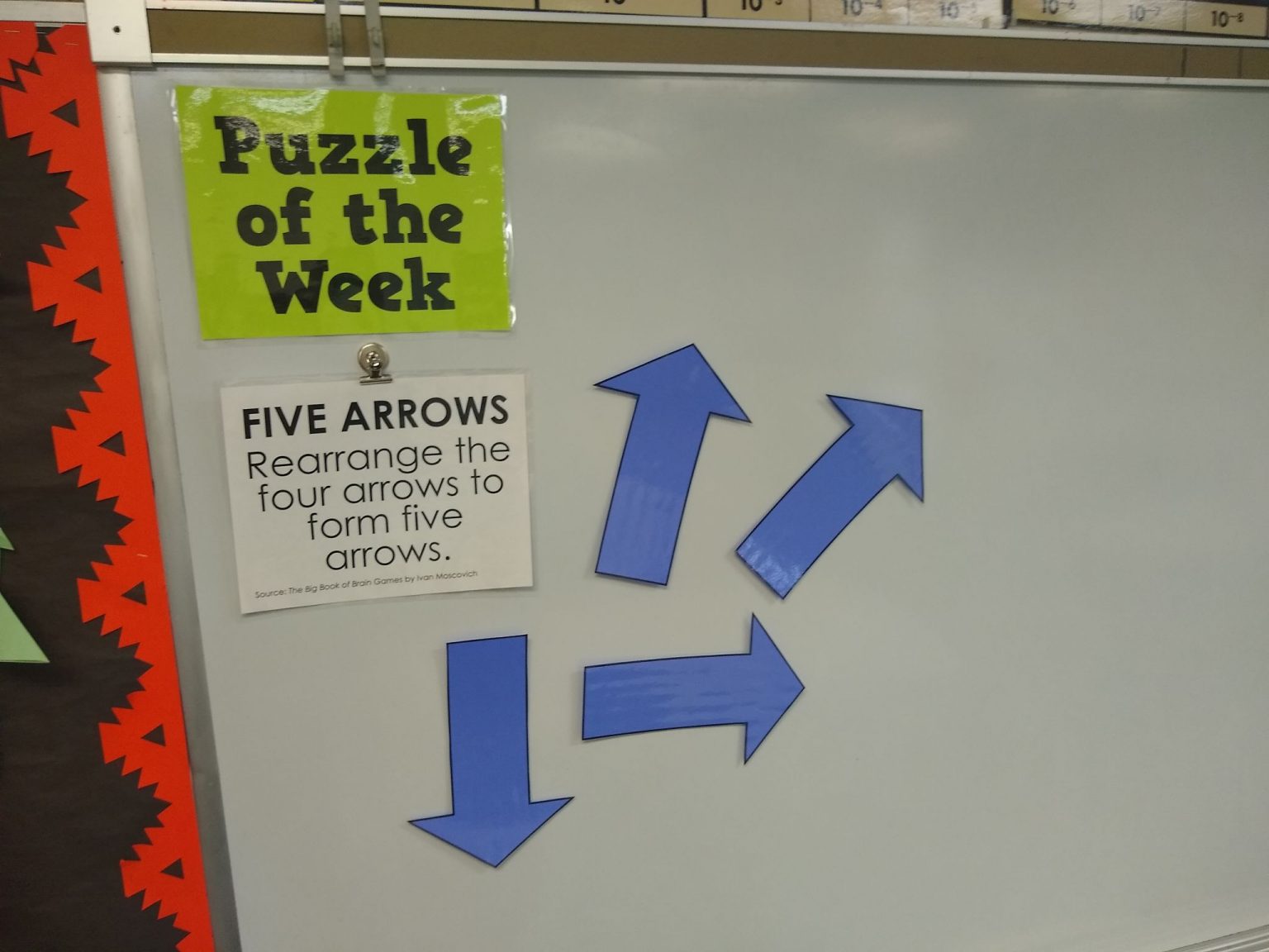 Puzzle of the Week Poster | Math = Love