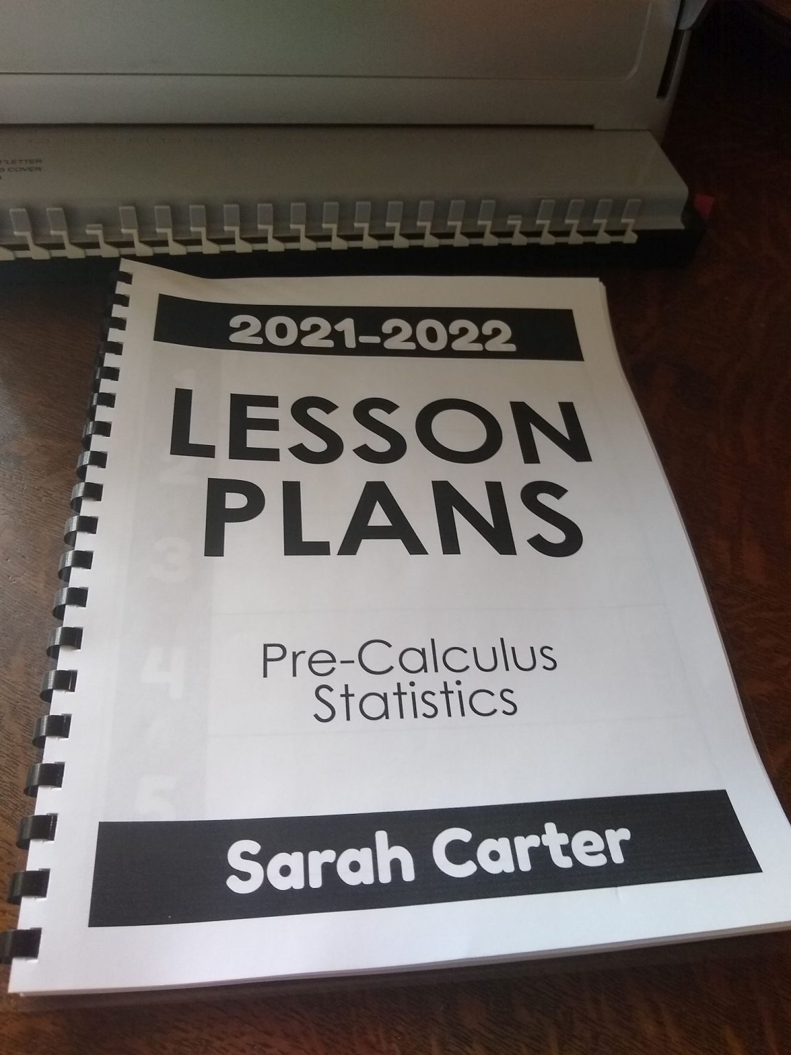 2022-2023 Free Printable Lesson Plan Book | Math = Love