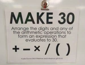 Make 30 Puzzles | Math = Love