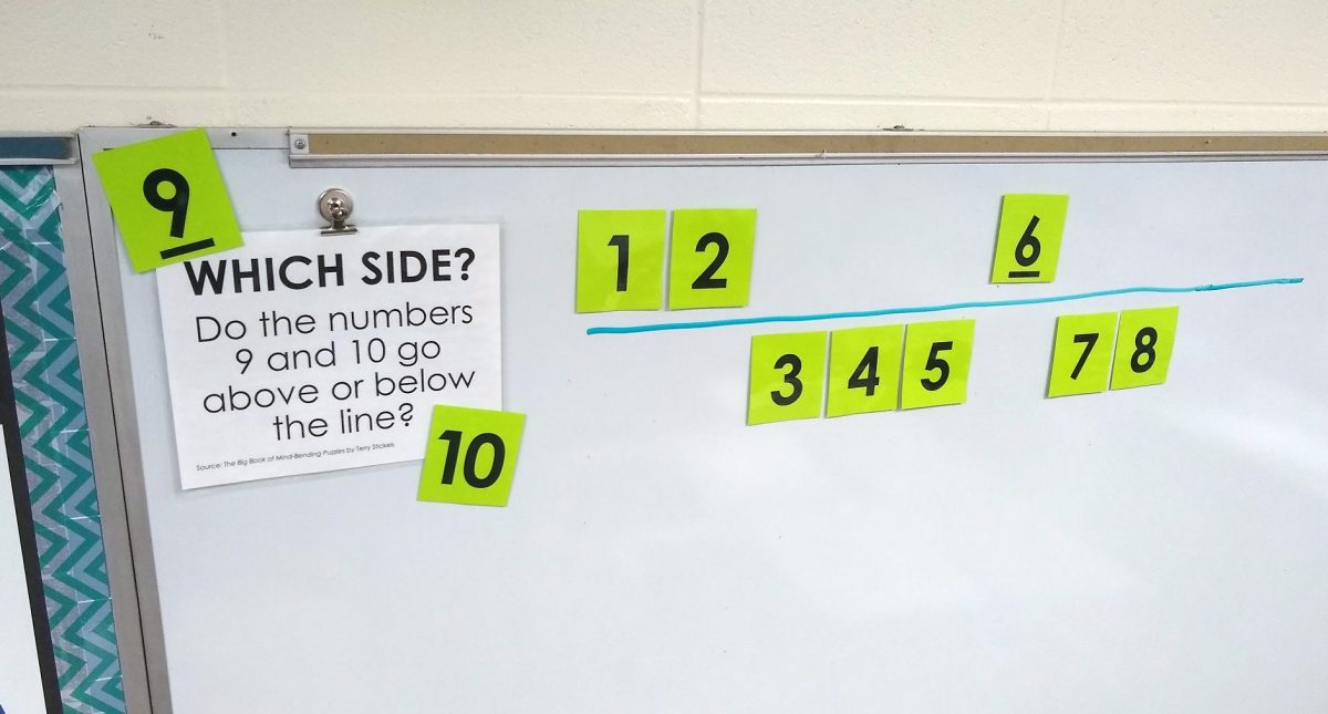 Which Side of the Line Numbers Puzzle | Math = Love