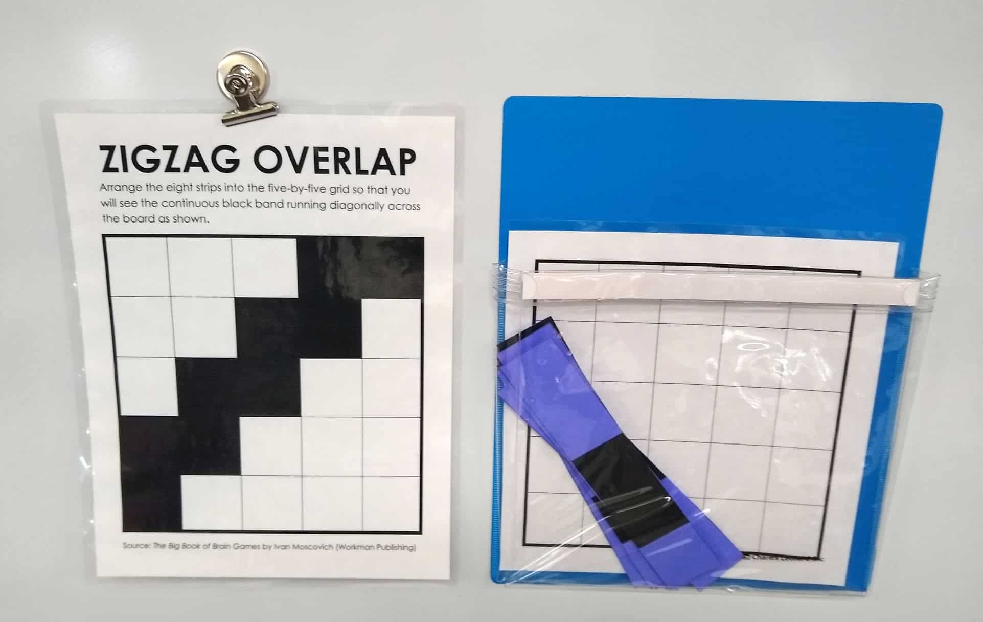 Zigzag Overlap Puzzle | Math = Love