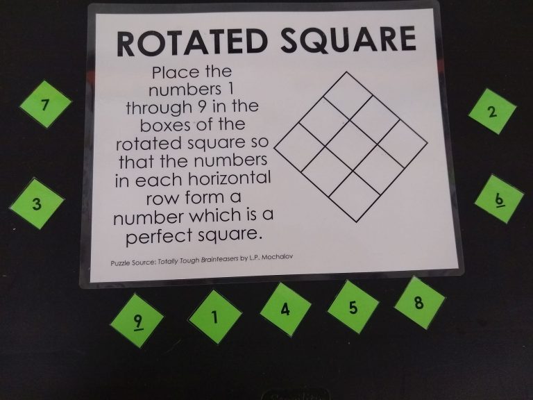 Rotated Square Puzzle Math Love Rotated Square Puzzle Math Love