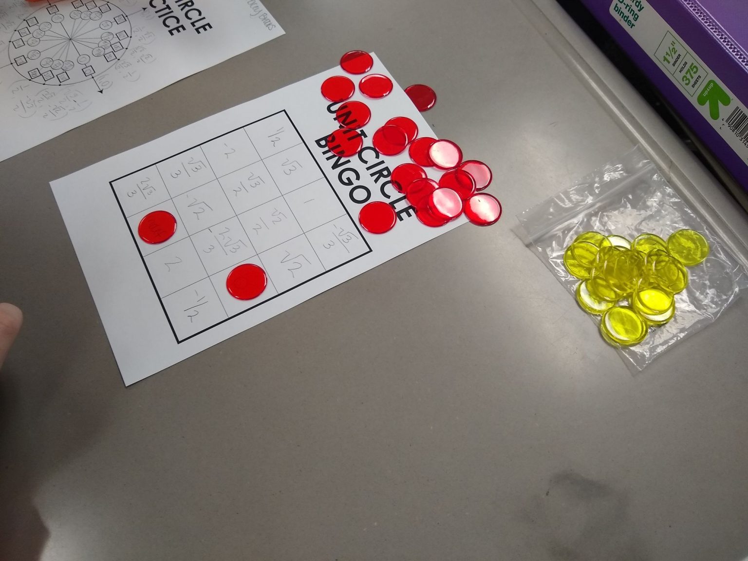 Unit Circle Bingo Game | Math = Love