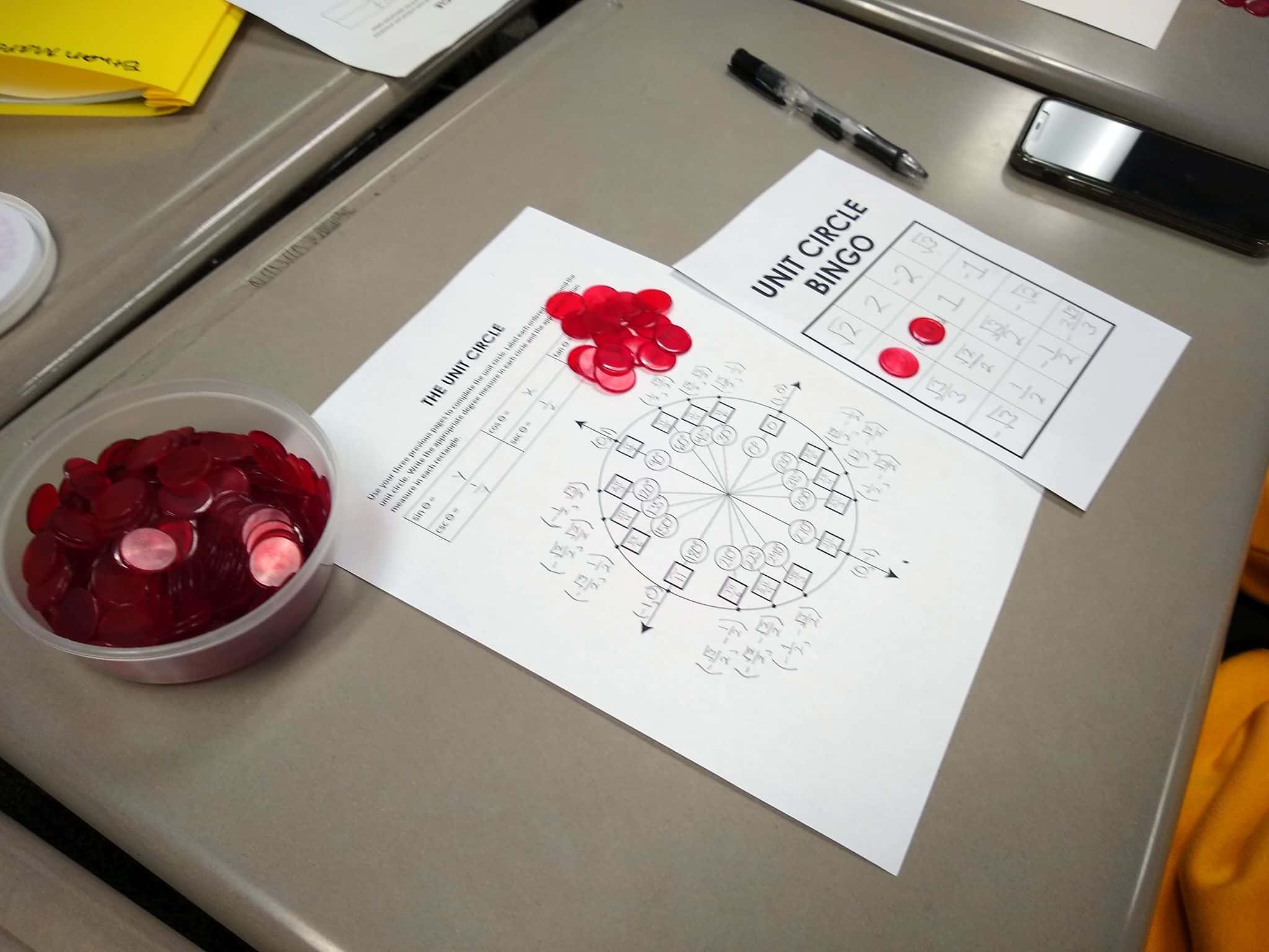 Unit Circle Bingo Game | Math = Love