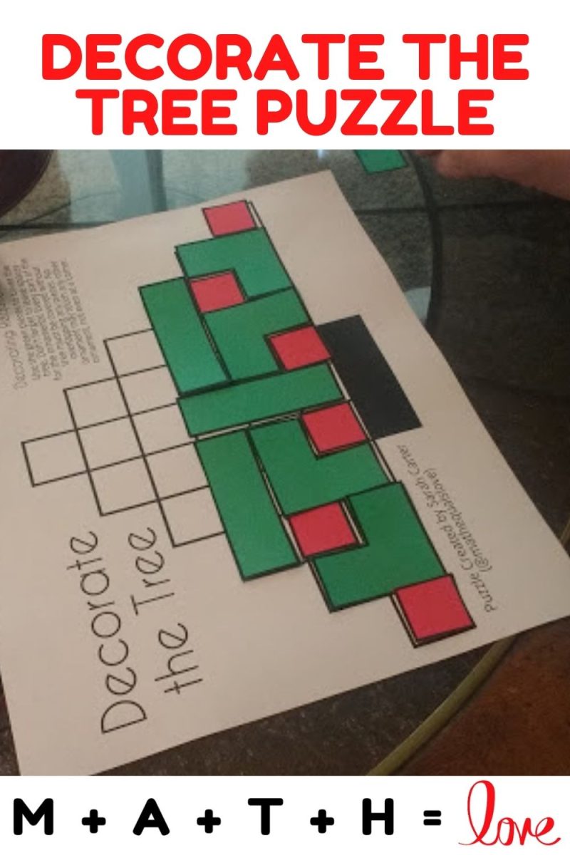 Reindeer Logic Puzzle Math Love