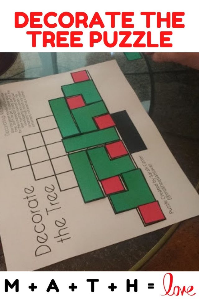 Checkered Ornament Puzzle | Math = Love