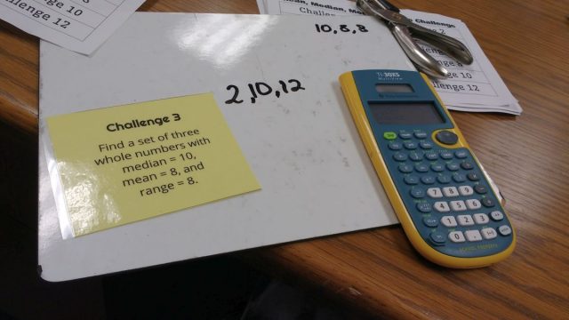 Mean Median Mode & Range Challenge Activity | Math = Love