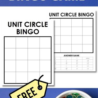 Fill in the Blank Unit Circle Chart | Math = Love