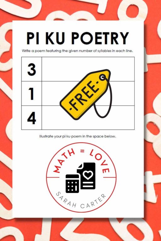 Pi ku Poetry: Writing Pi Day Poems | Math = Love