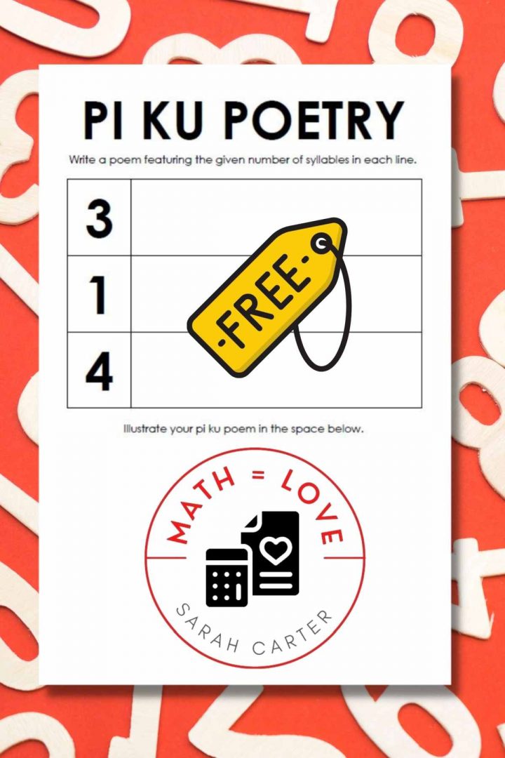 Pi ku Poetry: Writing Pi Day Poems | Math = Love