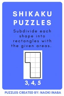 Shikaku Puzzles | Math = Love