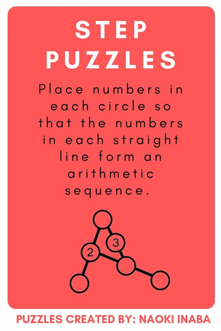 Step Puzzles by Naoki Inaba - A Logic Puzzle for Introducing Arithmetic ...