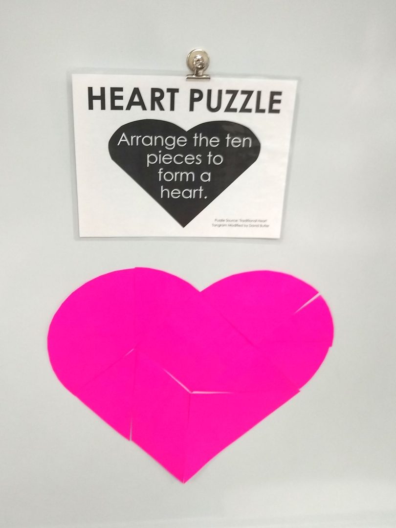 Printable Heart Tangram Puzzle | Math = Love