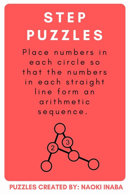 Step Puzzles (Arithmetic Sequence Puzzles) | Math = Love