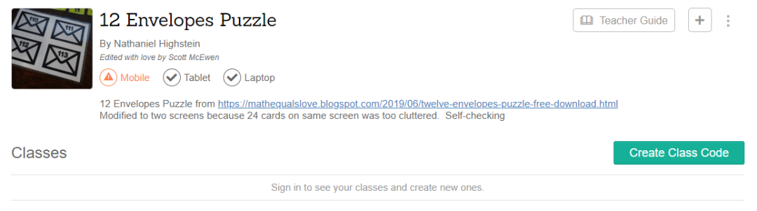 Twelve Envelopes Puzzle | Math = Love