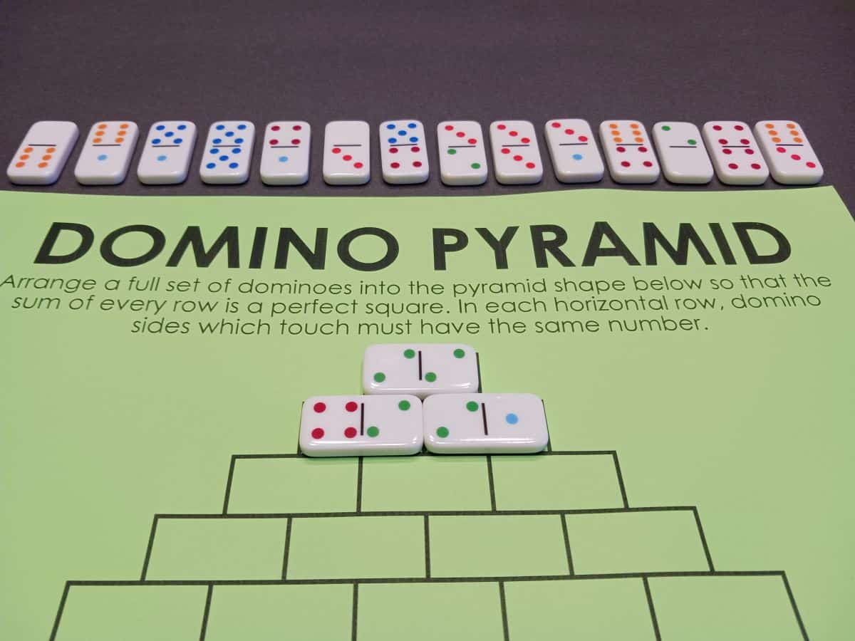 Domino Pyramid Puzzle | Math = Love