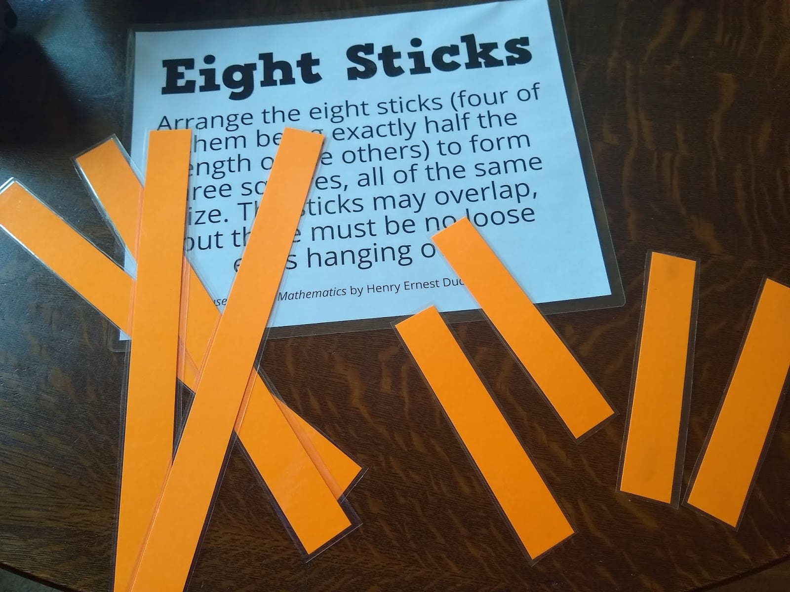 8 Sticks Puzzle | Math = Love