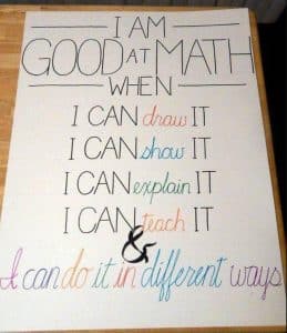 Good at Math Poster | Math = Love