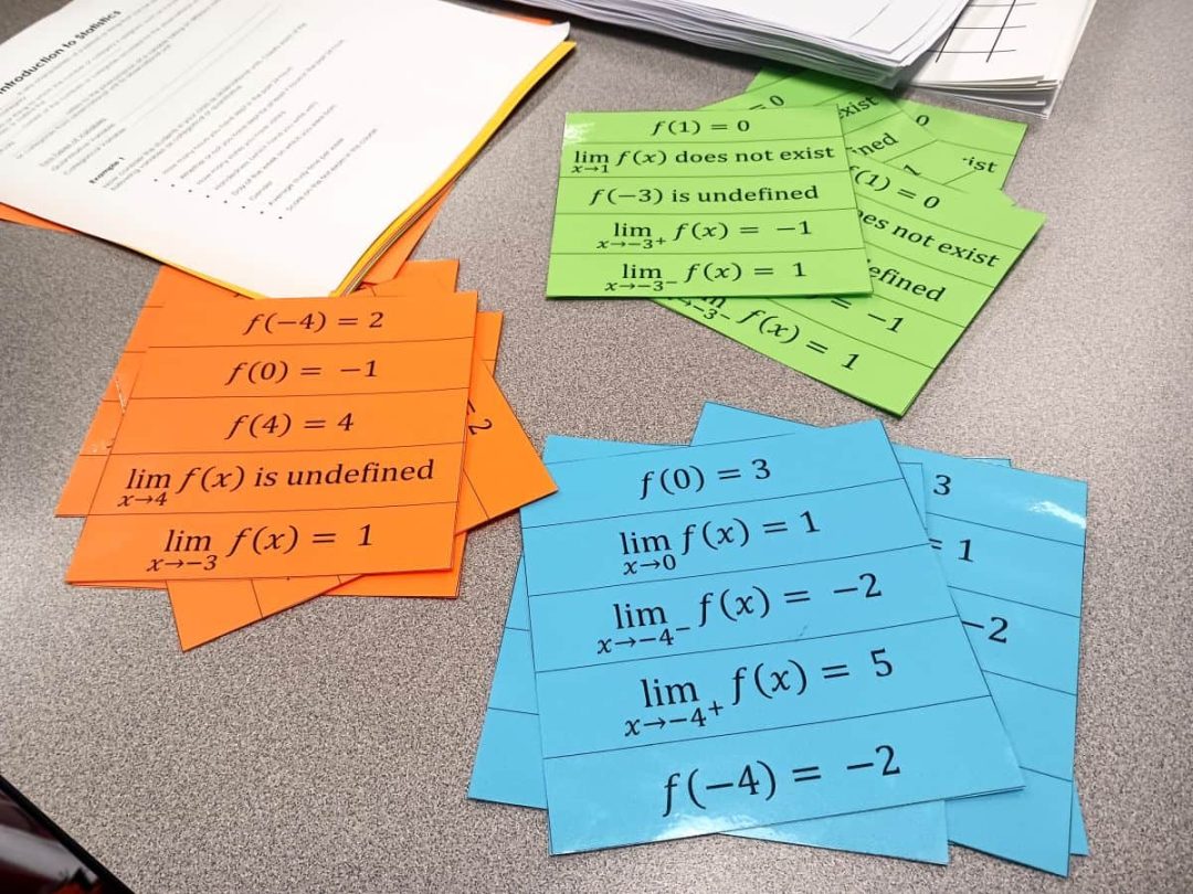 Limits Graph Sketching Activity for Calculus | Math = Love