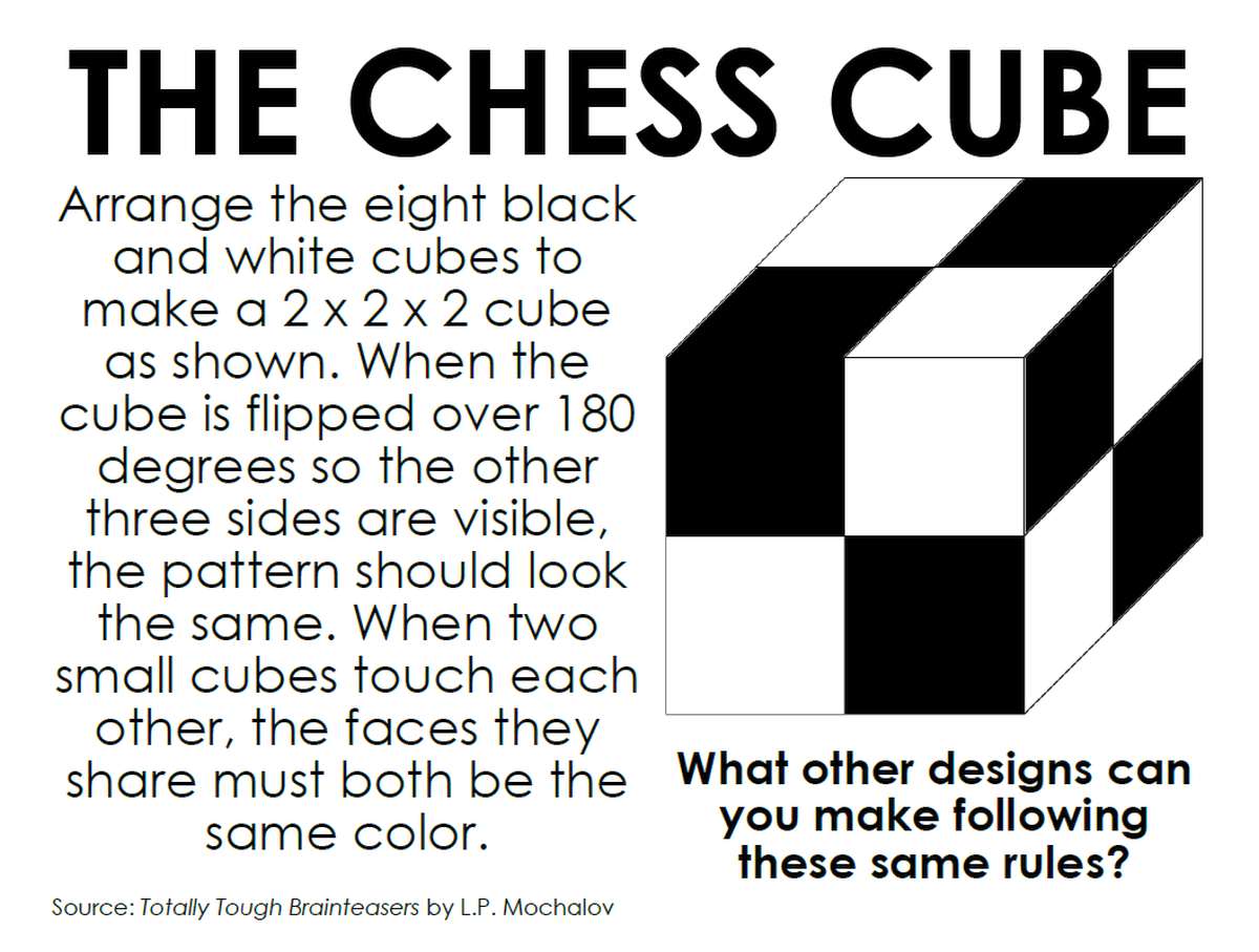 Chess Cube Puzzle | Math = Love