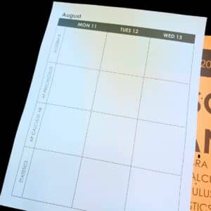 2025-2026 Free Printable Lesson Plan Book (2-6 Preps)