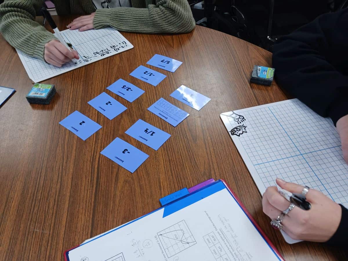 Average Rate of Change Self-Checking Question Stack Activity | Math = Love