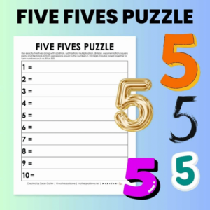 14 Free Printable Math Challenges to Enjoy