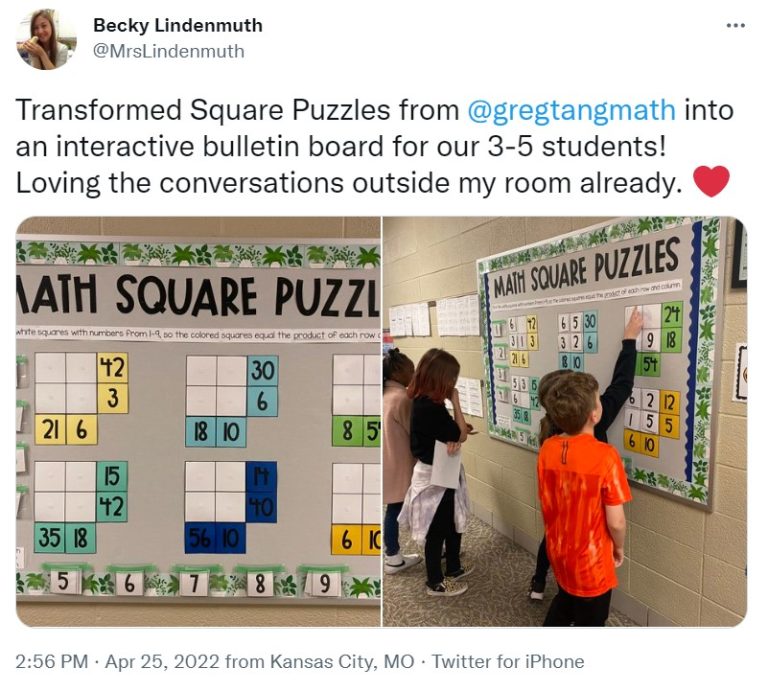11 Creative Math Bulletin Board Ideas