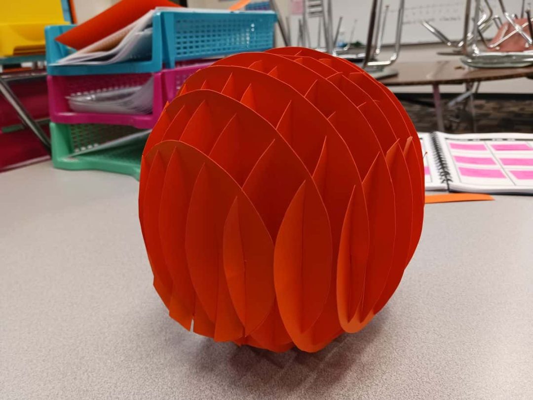 Pumpkin Jack-o'-lantern Sliceform | Math = Love