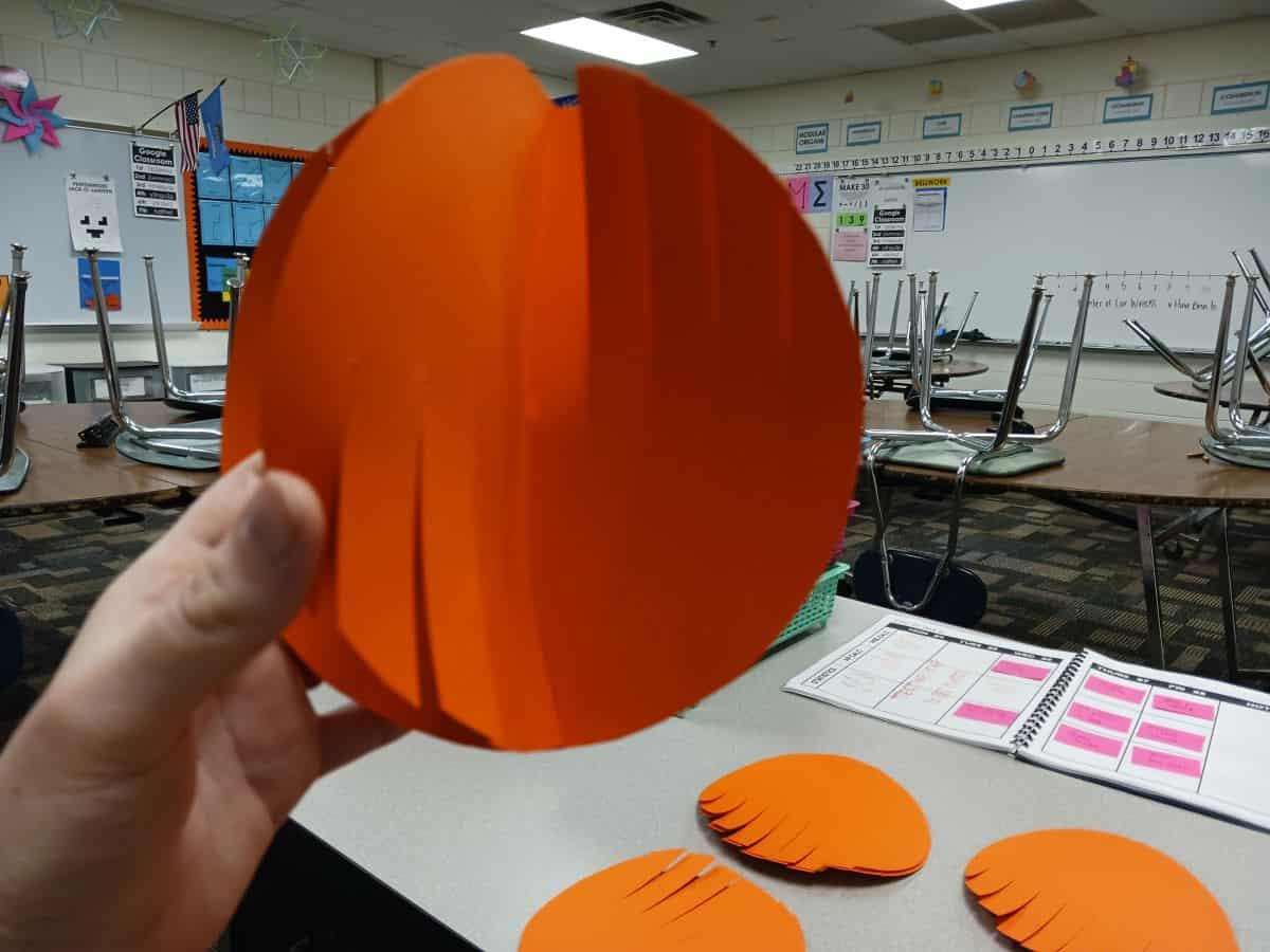 Pumpkin Jack-o'-lantern Sliceform | Math = Love