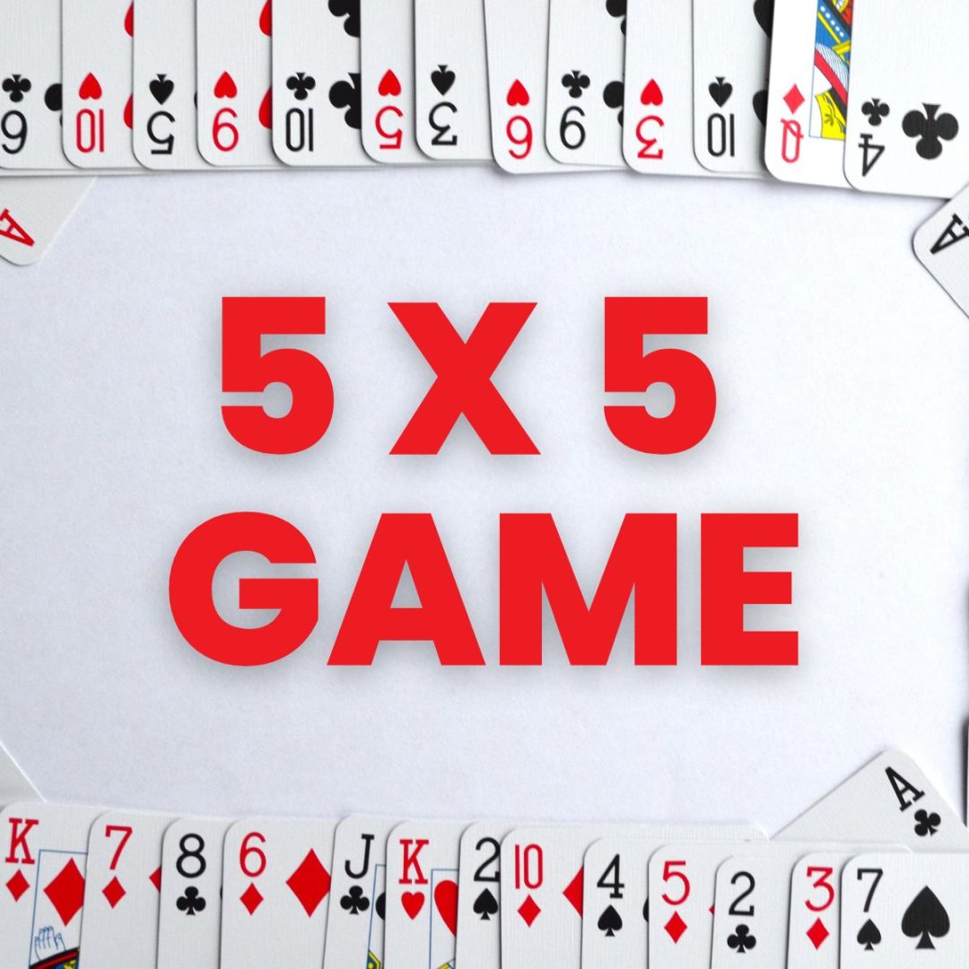 5 x 5 Game by Sara Van Der Werf | Math = Love