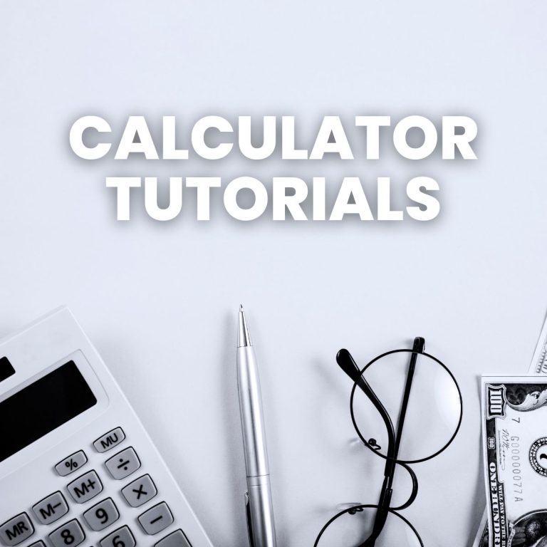 Calculator Tutorials for Interactive Notebooks | Math = Love