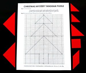Christmas Mystery Tangram Puzzle | Math = Love